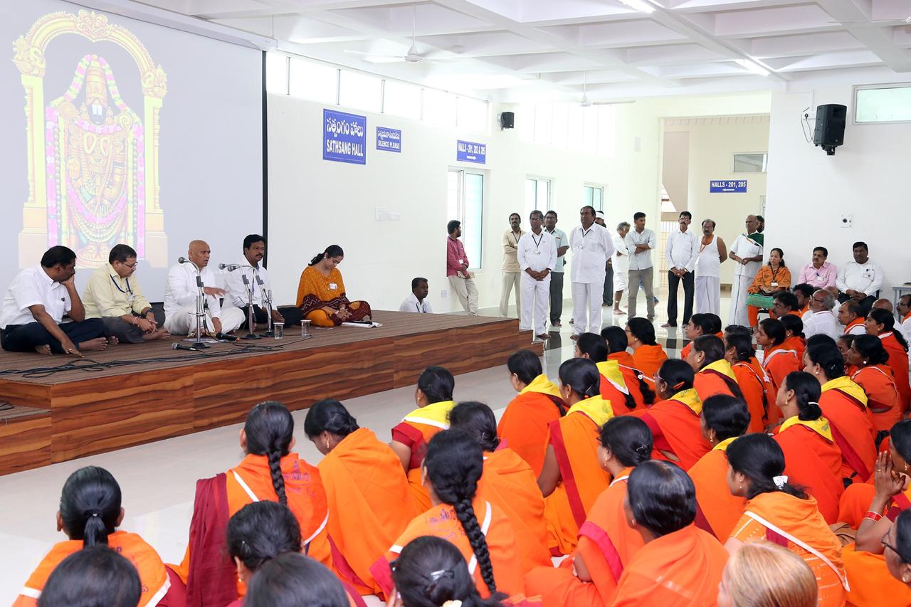 Witnessing lord among pilgrims is Srivari Seva says TTD SO Dharma Reddy ...