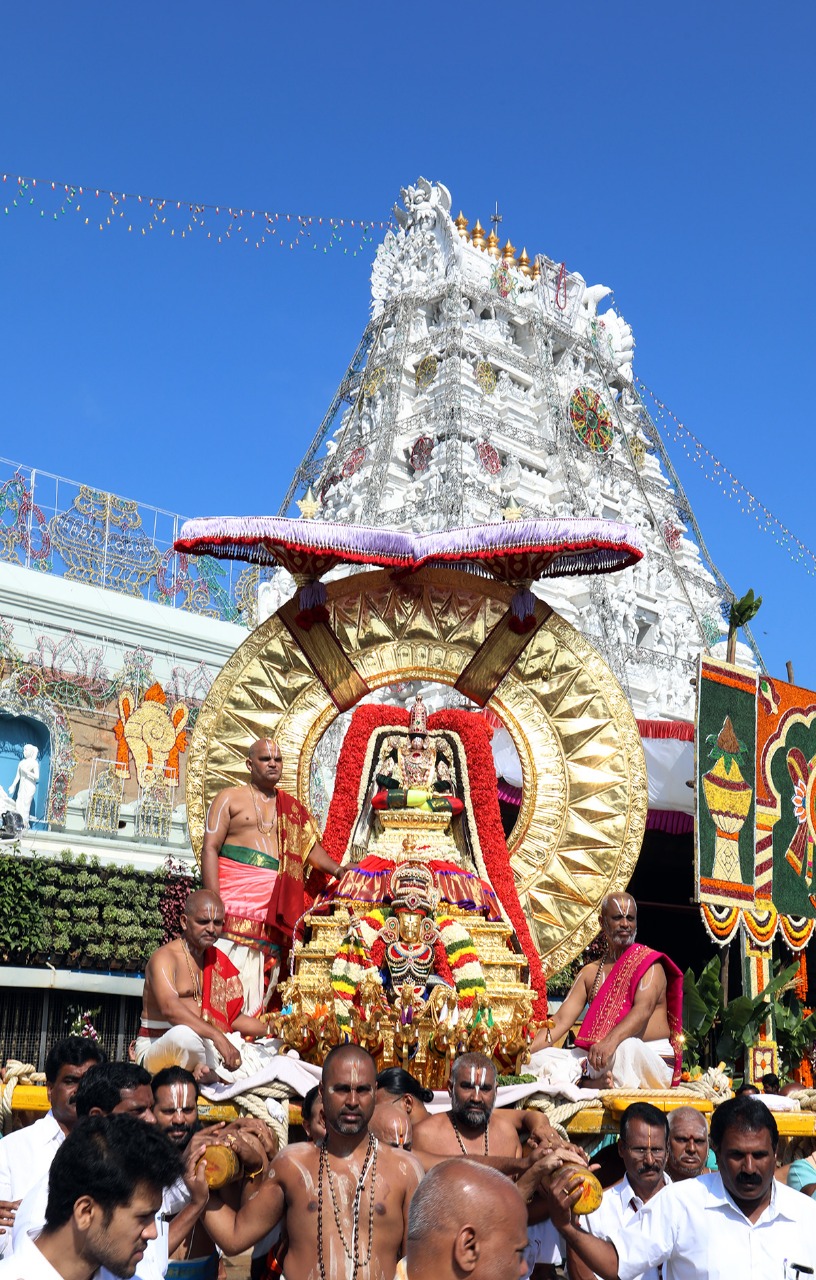 Malayappa Swamy shines brightly on Surya Prabha vahanam – Tirumala Updates